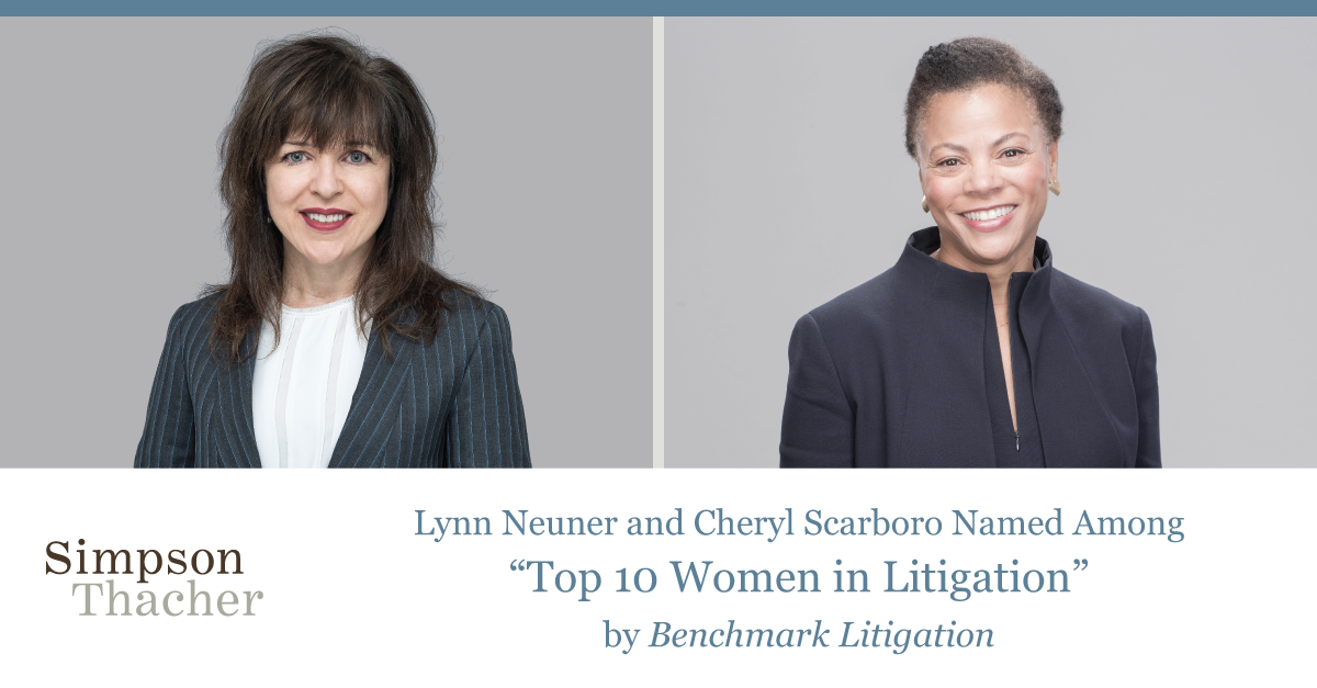 Lynn Neuner and Cheryl Scarboro Recognized as “Top 10 Women in ...